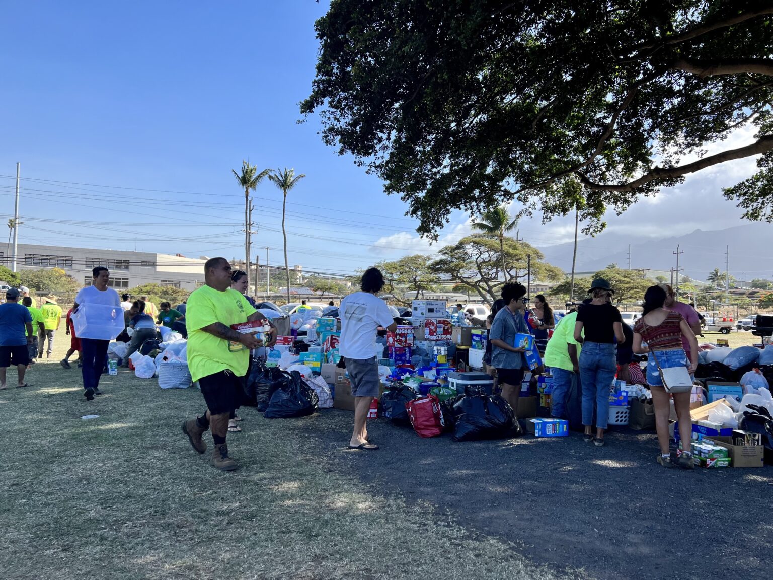 Maui County residents showing community resilience by supporting those ...