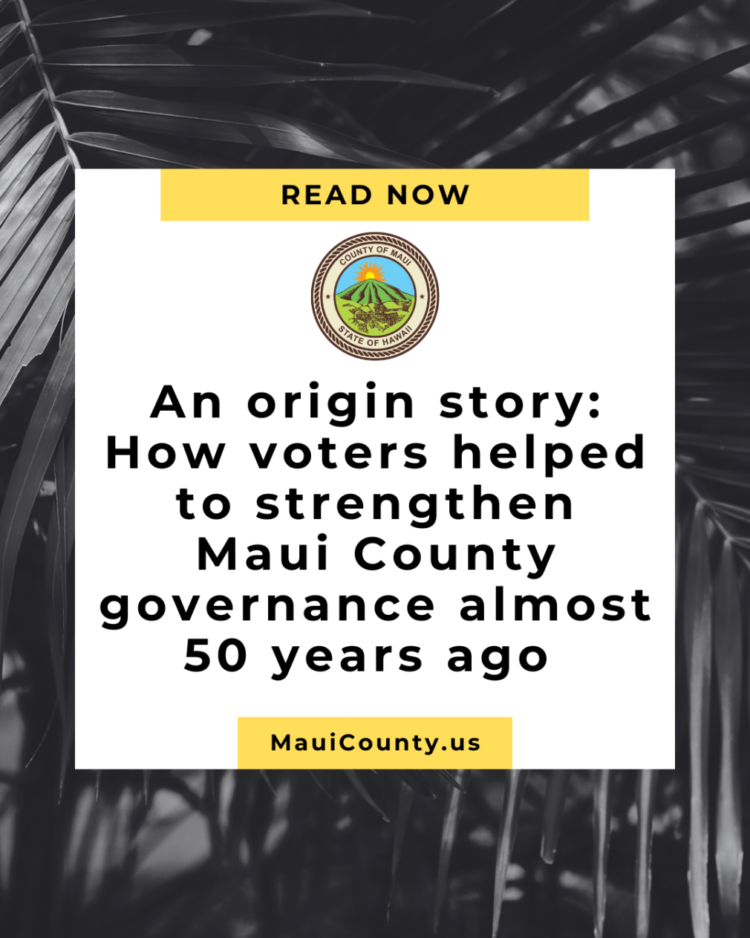 Maui County Council – News and events from the Maui County Council